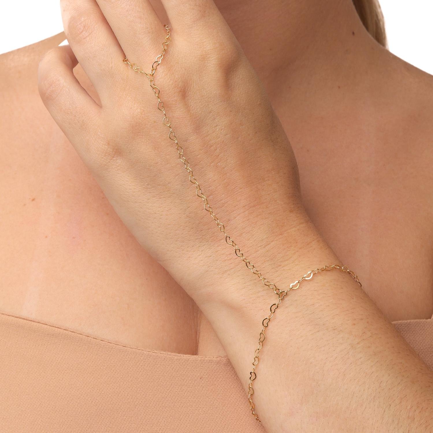 Luiza Semijoias | Loja On-line - Pst-5480-Fo Pulseira de Mão Elo ...